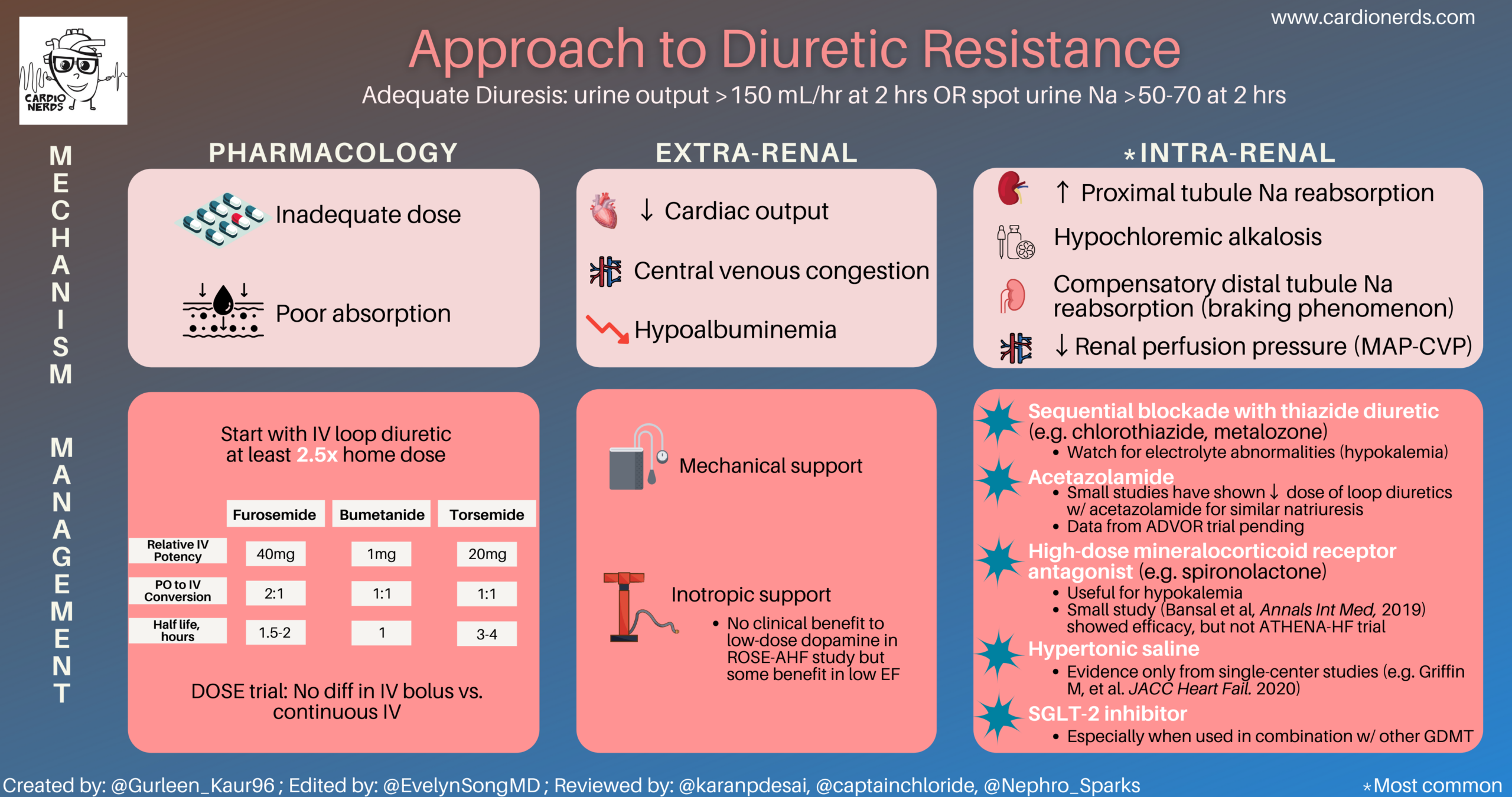 Approach To Diuretic Resistance Cardionerds