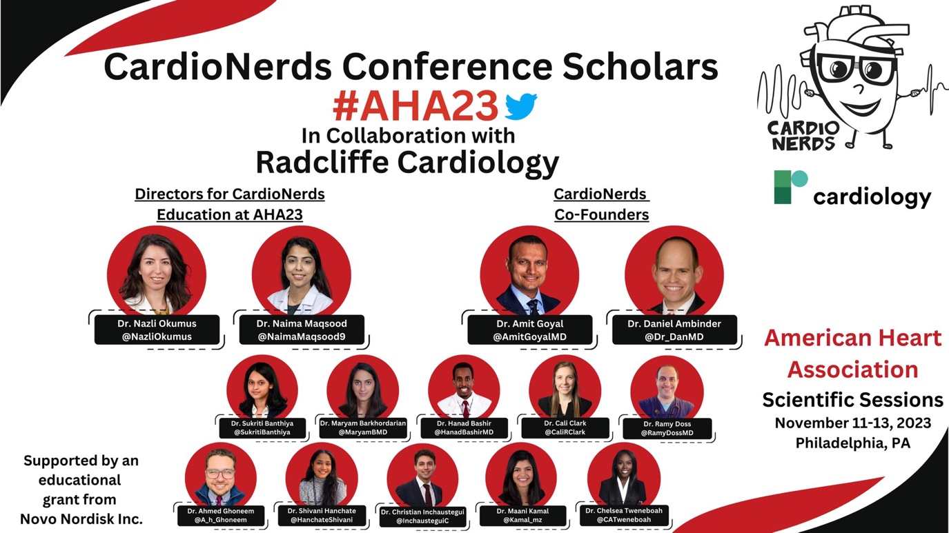 Conference Scholars: American Heart Association (AHA) 2023 - Cardionerds